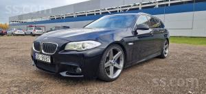 Melns BMW 520 2012 Daugavpils, ar dzinēja tilpumu 2.00 L un nobraukumu 272 tūkst. km par 9850 €, foto  vietnē AUTOMOTO.COM.LV