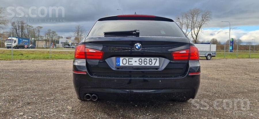 Melns BMW 520 2012 Daugavpils, ar dzinēja tilpumu 2.00 L un nobraukumu 272 tūkst. km par 9850 €, foto 5 vietnē AUTOMOTO.COM.LV