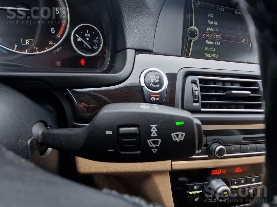 Melns BMW 520 2012 Liepāja, ar dzinēja tilpumu 2.00 L un nobraukumu 290 tūkst. km par 8590 €, foto 30 vietnē AUTOMOTO.COM.LV