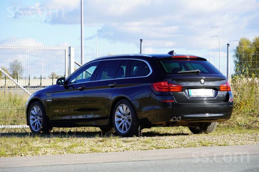 Black BMW 520 2012 in Riga, with an engine capacity of 2.00 L and mileage of 330 thousand km for 10000 €, photo 7 on AUTOMOTO.COM.LV