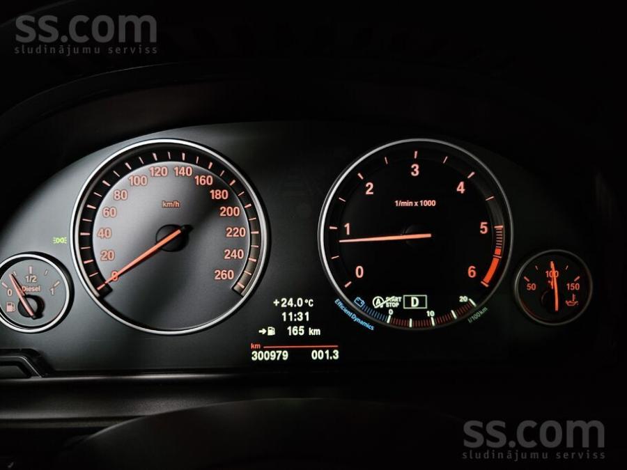 Черный БМВ 520 2012 в Екабпилс, объемом двигателя 2.00 л и пробегом 301 тыс. км за 8990 €, фото 33 на AUTOMOTO.COM.LV