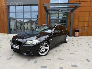 Black BMW 520 2012 in Cesis, with an engine capacity of 2.00 L and mileage of 255 thousand km for 10750 €, photo 4 on AUTOMOTO.COM.LV
