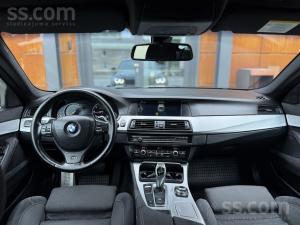 Black BMW 520 2012 in Cesis, with an engine capacity of 2.00 L and mileage of 255 thousand km for 10750 €, photo 8 on AUTOMOTO.COM.LV