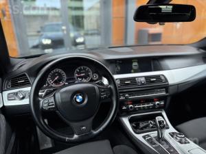 Black BMW 520 2012 in Cesis, with an engine capacity of 2.00 L and mileage of 255 thousand km for 10750 €, photo 11 on AUTOMOTO.COM.LV