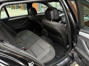 Black BMW 520 2012 in Cesis, with an engine capacity of 2.00 L and mileage of 255 thousand km for 10750 €, photo 20 on AUTOMOTO.COM.LV