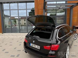 Black BMW 520 2012 in Cesis, with an engine capacity of 2.00 L and mileage of 255 thousand km for 10750 €, photo 22 on AUTOMOTO.COM.LV