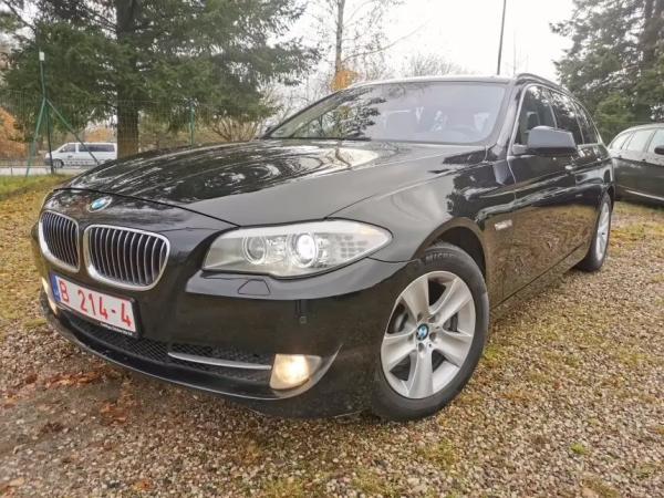 Black BMW 520 2012 in Kuldiga, with an engine capacity of 2.00 L and mileage of 241 thousand km for 11500 €, photo 1 on AUTOMOTO.COM.LV