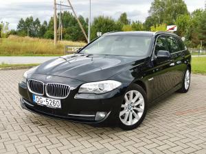 Black BMW 520 2012 in Kuldiga, with an engine capacity of 2.00 L and mileage of 289 thousand km for 7900 €, photo  on AUTOMOTO.COM.LV