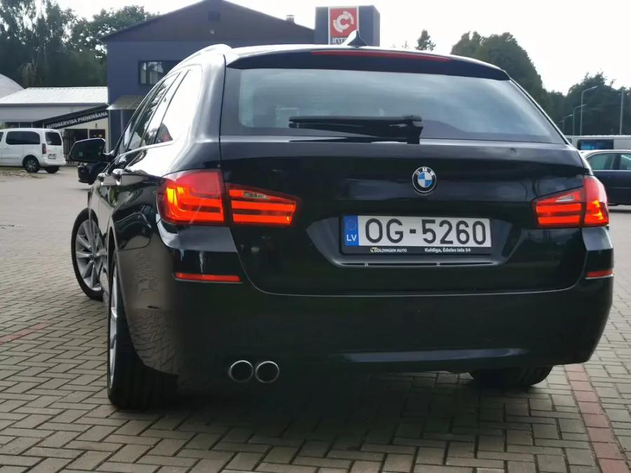 Melns BMW 520 2012 Kuldīga, ar dzinēja tilpumu 2.00 L un nobraukumu 289 tūkst. km par 7900 €, foto 5 vietnē AUTOMOTO.COM.LV
