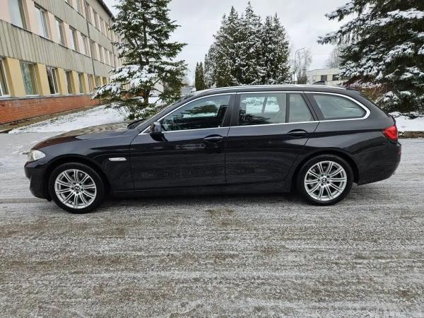 Black BMW 520 2012 in Jekabpils, with an engine capacity of 2.00 L and mileage of 269 thousand km for 9490 €, photo 10 on AUTOMOTO.COM.LV