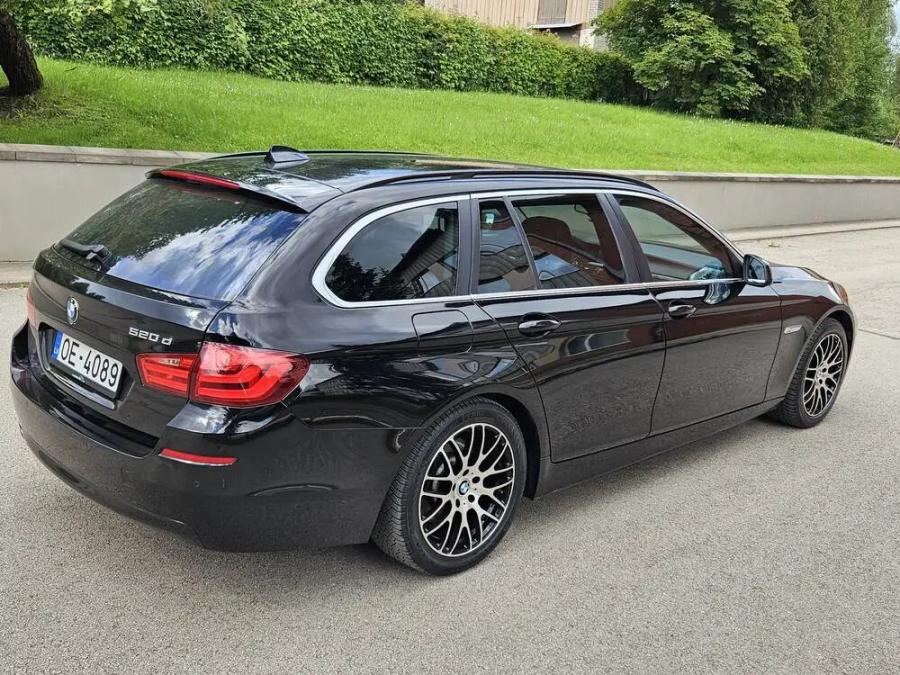 Melns BMW 520 2012 Jēkabpils, ar dzinēja tilpumu 2.00 L un nobraukumu 301 tūkst. km par 7000 €, foto 7 vietnē AUTOMOTO.COM.LV