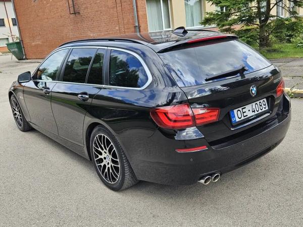 Black BMW 520 2012 in Jekabpils, with an engine capacity of 2.00 L and mileage of 301 thousand km for 7000 €, photo 9 on AUTOMOTO.COM.LV