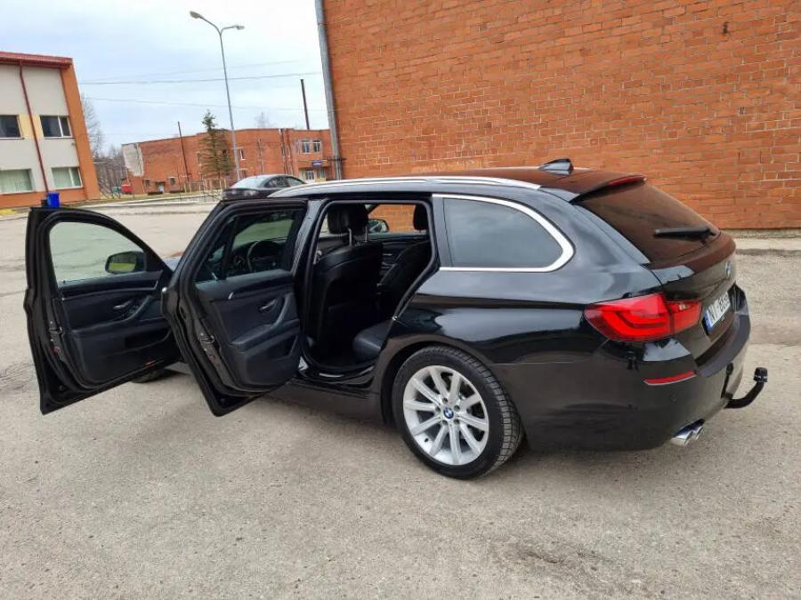 Melns BMW 520 2012 Jēkabpils, ar dzinēja tilpumu 2.00 L un nobraukumu 276 tūkst. km par 11450 €, foto 13 vietnē AUTOMOTO.COM.LV