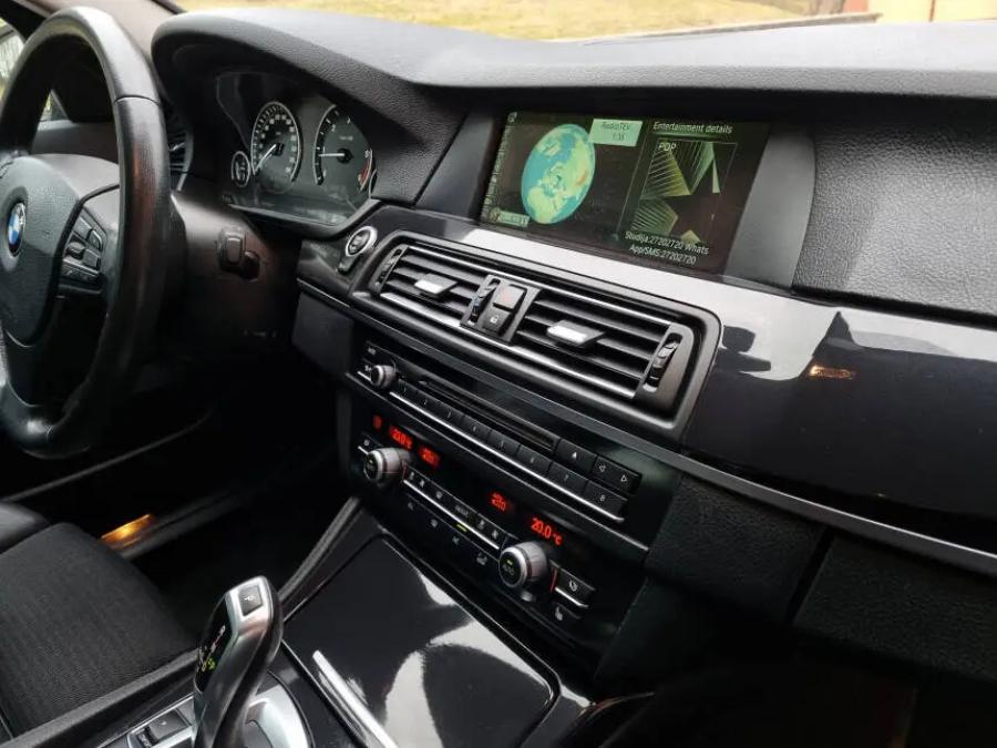 Melns BMW 520 2012 Jēkabpils, ar dzinēja tilpumu 2.00 L un nobraukumu 276 tūkst. km par 11450 €, foto 23 vietnē AUTOMOTO.COM.LV