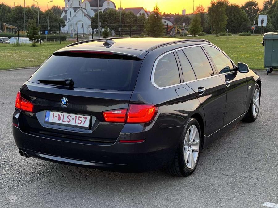 Black BMW 520 2012 in Klaipeda, with an engine capacity of 2.00 L and mileage of 250 thousand km for 7000 €, photo 14 on AUTOMOTO.COM.LV