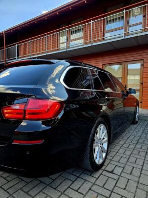 Black BMW 520 2012 in Marijampole, with an engine capacity of 2.00 L and mileage of 347 thousand km for 7200 €, photo 12 on AUTOMOTO.COM.LV