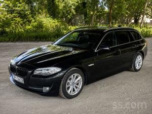 Black BMW 520 2012 in Riga, with an engine capacity of 2.00 L and mileage of 293 thousand km for 7900 €, photo 11 on AUTOMOTO.COM.LV