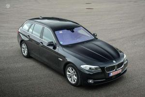 Melns BMW 520 2012 Viļņa, ar dzinēja tilpumu 2.00 L un nobraukumu 297 tūkst. km par 10500 €, foto  vietnē AUTOMOTO.COM.LV