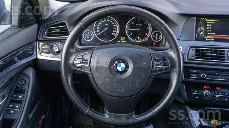 Melns BMW 520 2012 Rīga, ar dzinēja tilpumu 2.00 L un nobraukumu 331 tūkst. km par 6990 €, foto 14 vietnē AUTOMOTO.COM.LV