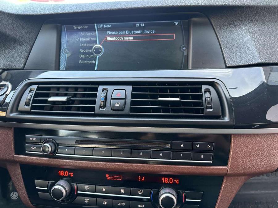 Melns BMW 520 2012 Klaipėda, ar dzinēja tilpumu 2.00 L un nobraukumu 400 tūkst. km par 5000 €, foto 27 vietnē AUTOMOTO.COM.LV