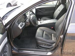 Black BMW 520 2012 in Riga, with an engine capacity of 2.00 L and mileage of 0 thousand km for 7890 €, photo 12 on AUTOMOTO.COM.LV