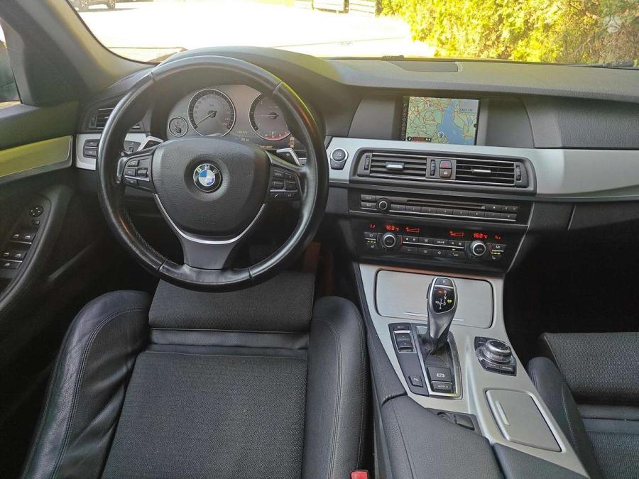 Melns BMW 520 2012 Klaipėda, ar dzinēja tilpumu 2.00 L un nobraukumu 274 tūkst. km par 5650 €, foto 8 vietnē AUTOMOTO.COM.LV
