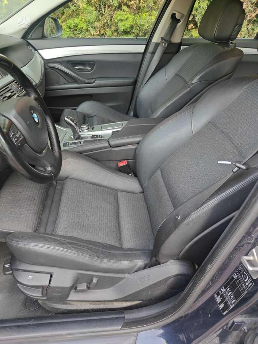 Melns BMW 520 2012 Klaipėda, ar dzinēja tilpumu 2.00 L un nobraukumu 274 tūkst. km par 5650 €, foto 9 vietnē AUTOMOTO.COM.LV