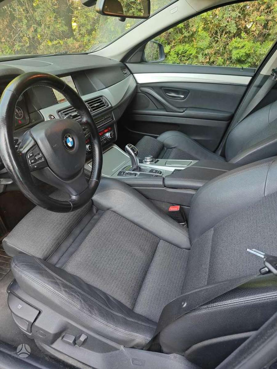 Melns BMW 520 2012 Klaipėda, ar dzinēja tilpumu 2.00 L un nobraukumu 274 tūkst. km par 5650 €, foto 10 vietnē AUTOMOTO.COM.LV