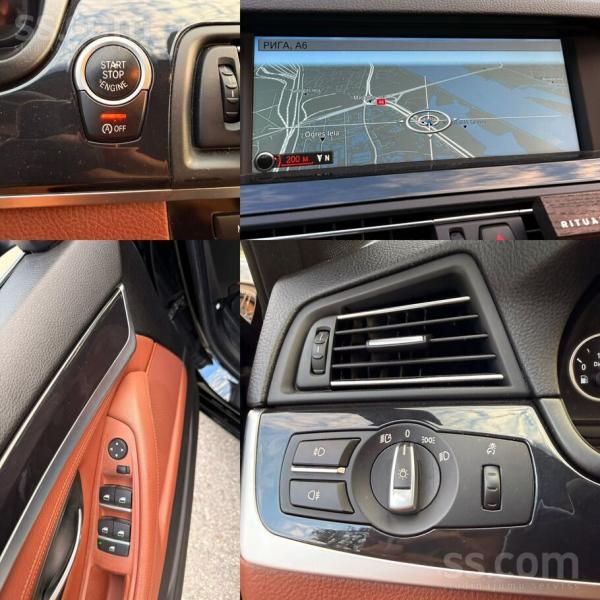 Melns BMW 520 2012 Rīga, ar dzinēja tilpumu 2.00 L un nobraukumu 275 tūkst. km par 8390 €, foto 6 vietnē AUTOMOTO.COM.LV