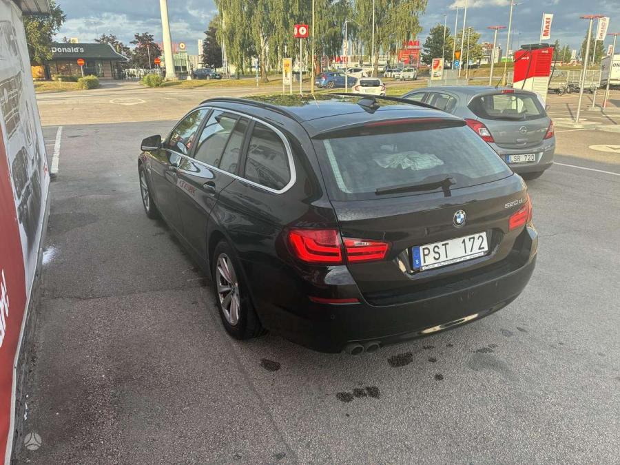 Black BMW 520 2012 in Silale, with an engine capacity of 0.00 L and mileage of 277 thousand km for 6200 €, photo 10 on AUTOMOTO.COM.LV