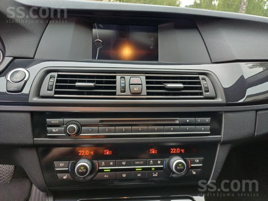 Черный БМВ 520 2012 в Валмиера, объемом двигателя 2.00 л и пробегом 228 тыс. км за 7500 €, фото 19 на AUTOMOTO.COM.LV
