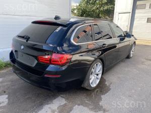 Black BMW 520 2012 in Riga, with an engine capacity of 2.00 L and mileage of 270 thousand km for 4990 €, photo 3 on AUTOMOTO.COM.LV