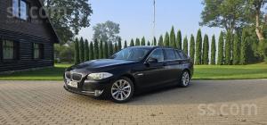 Black BMW 520 2012 in Riga, with an engine capacity of 2.00 L and mileage of 355 thousand km for 7000 €, photo  on AUTOMOTO.COM.LV