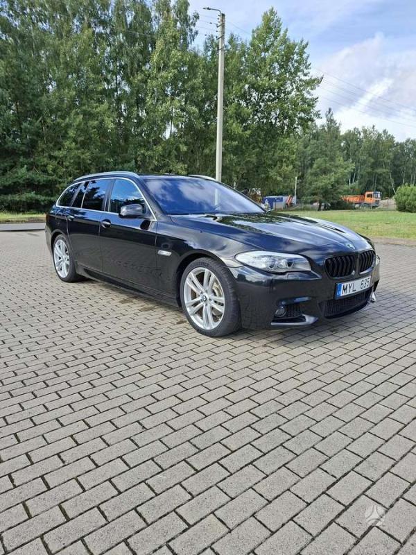 Black BMW 520 2012 in Kaunas, with an engine capacity of 2.00 L and mileage of 345 thousand km for 9250 €, photo 4 on AUTOMOTO.COM.LV