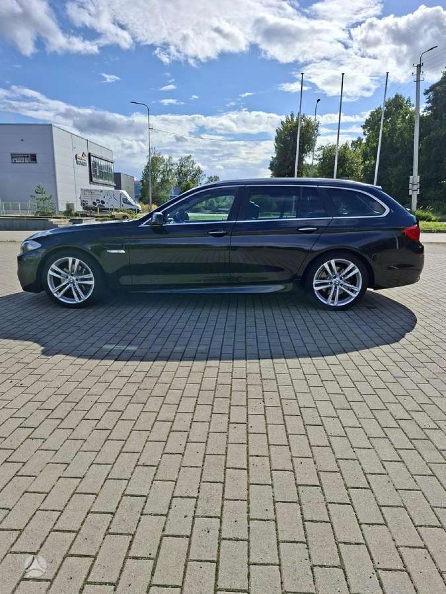 Black BMW 520 2012 in Kaunas, with an engine capacity of 2.00 L and mileage of 345 thousand km for 9250 €, photo 5 on AUTOMOTO.COM.LV