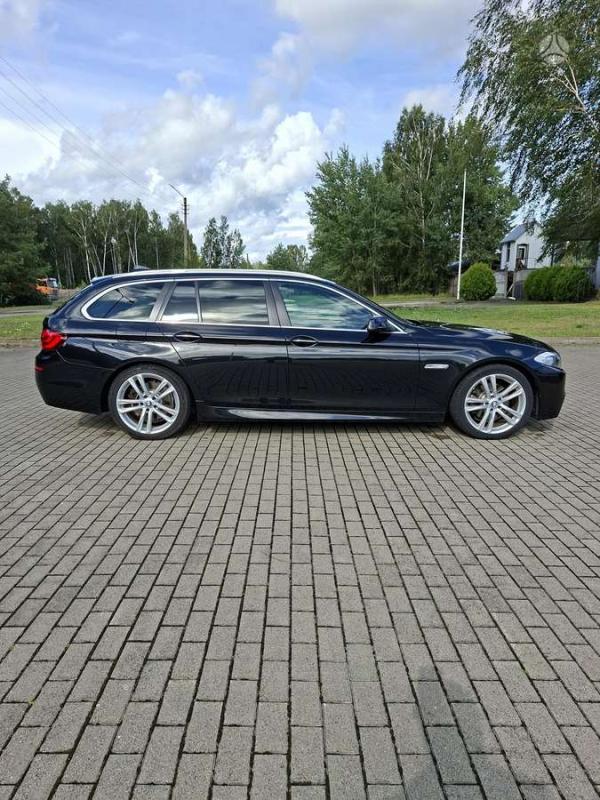 Black BMW 520 2012 in Kaunas, with an engine capacity of 2.00 L and mileage of 345 thousand km for 9250 €, photo 6 on AUTOMOTO.COM.LV