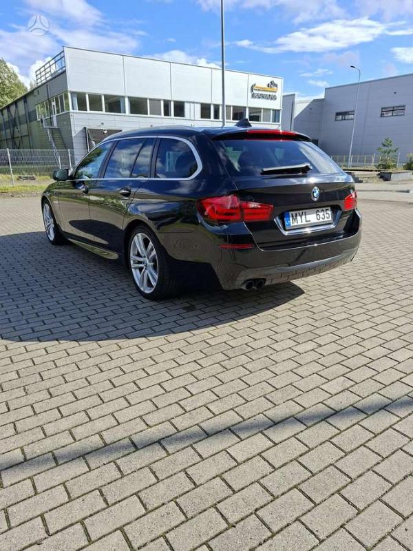 Black BMW 520 2012 in Kaunas, with an engine capacity of 2.00 L and mileage of 345 thousand km for 9250 €, photo 7 on AUTOMOTO.COM.LV