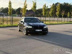 Black BMW 520 2012 in Valmiera, with an engine capacity of 2.00 L and mileage of 330 thousand km for 7500 €, photo  on AUTOMOTO.COM.LV