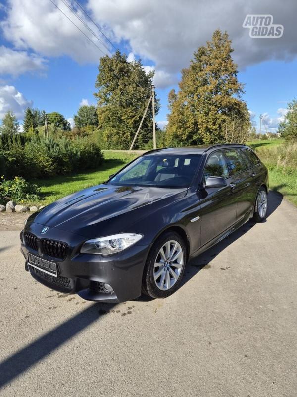 Black BMW 520 2012 in Pasvalys, with an engine capacity of 2.00 L and mileage of 320 thousand km for 7800 €, photo 1 on AUTOMOTO.COM.LV