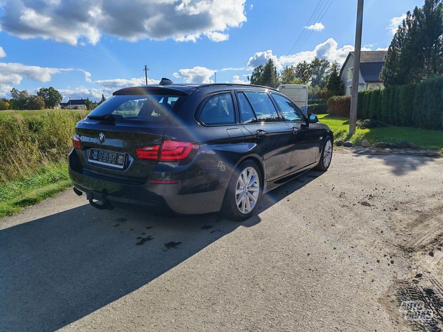 Black BMW 520 2012 in Pasvalys, with an engine capacity of 2.00 L and mileage of 320 thousand km for 7800 €, photo 6 on AUTOMOTO.COM.LV