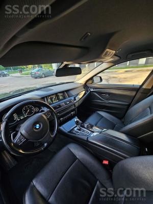 Black BMW 520 2013 in Daugavpils, with an engine capacity of 2.00 L and mileage of 280 thousand km for 10300 €, photo 2 on AUTOMOTO.COM.LV