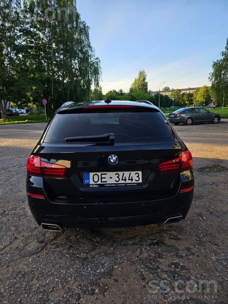 Black BMW 520 2013 in Daugavpils, with an engine capacity of 2.00 L and mileage of 280 thousand km for 10300 €, photo 5 on AUTOMOTO.COM.LV