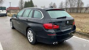 Black BMW 520 2013 in Telschi, with an engine capacity of 2.00 L and mileage of 222 thousand km for 4800 €, photo 13 on AUTOMOTO.COM.LV