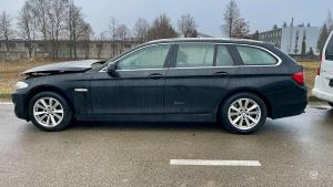 Black BMW 520 2013 in Telschi, with an engine capacity of 2.00 L and mileage of 222 thousand km for 4800 €, photo 15 on AUTOMOTO.COM.LV
