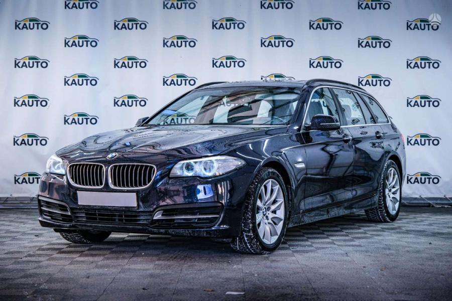 Black BMW 520 2013 in Kaunas, with an engine capacity of 2.00 L and mileage of 286 thousand km for 8990 €, photo 1 on AUTOMOTO.COM.LV