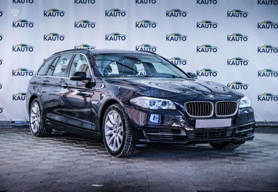 Black BMW 520 2013 in Kaunas, with an engine capacity of 2.00 L and mileage of 286 thousand km for 8990 €, photo 2 on AUTOMOTO.COM.LV