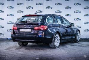 Black BMW 520 2013 in Kaunas, with an engine capacity of 2.00 L and mileage of 286 thousand km for 8990 €, photo 3 on AUTOMOTO.COM.LV
