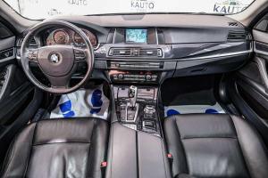 Black BMW 520 2013 in Kaunas, with an engine capacity of 2.00 L and mileage of 286 thousand km for 8990 €, photo 8 on AUTOMOTO.COM.LV
