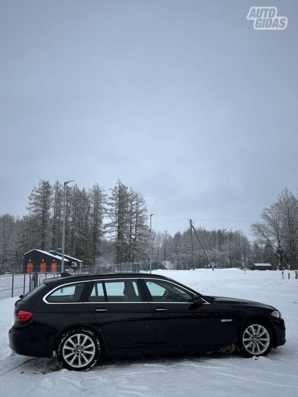 Black BMW 520 2013 in Vilnius, with an engine capacity of 2.00 L and mileage of 276 thousand km for 8200 €, photo 3 on AUTOMOTO.COM.LV