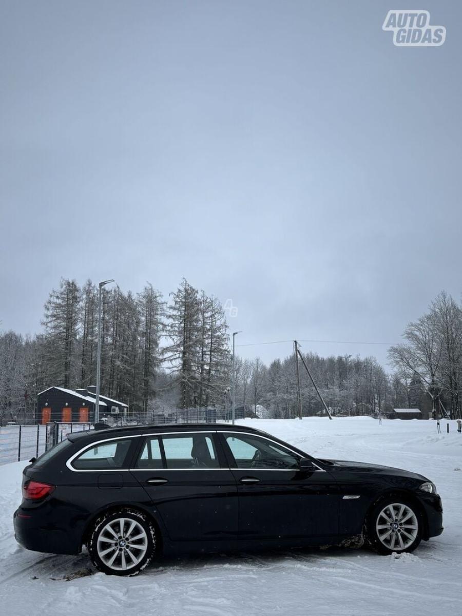 Black BMW 520 2013 in Vilnius, with an engine capacity of 2.00 L and mileage of 276 thousand km for 8200 €, photo 3 on AUTOMOTO.COM.LV